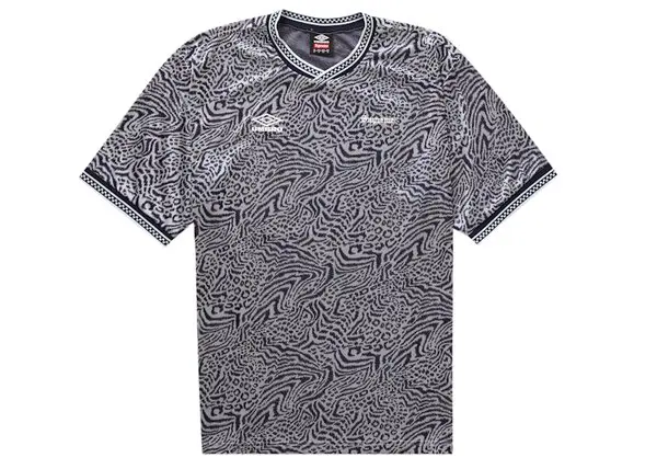 Supreme Umbro Jacquard Animal Print Soccer Jersey - Navy Blue